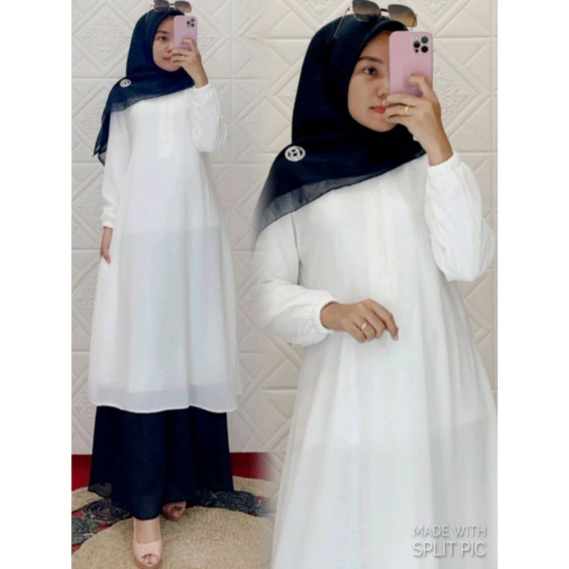 Jual PROMO GAMIS HITAM PUTIH COCOK SERAGAMAN DINAS KANTOR, GURU, PDH ...