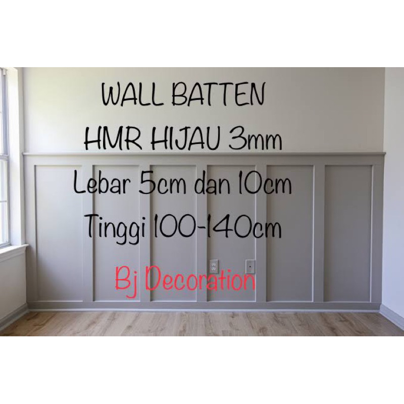 Jual WALL BATTEN HMR 3mm 100cm-140cm | Shopee Indonesia