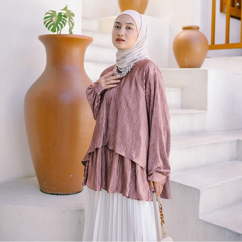 Jual Syamaita Original Byeol Blouse Wudhu Busui Friendly Bukaan Kanan ...