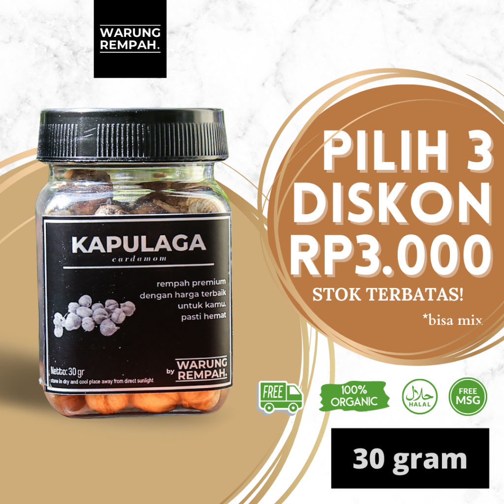 Jual Kapulaga Kapol Jawa Utuh | Shopee Indonesia