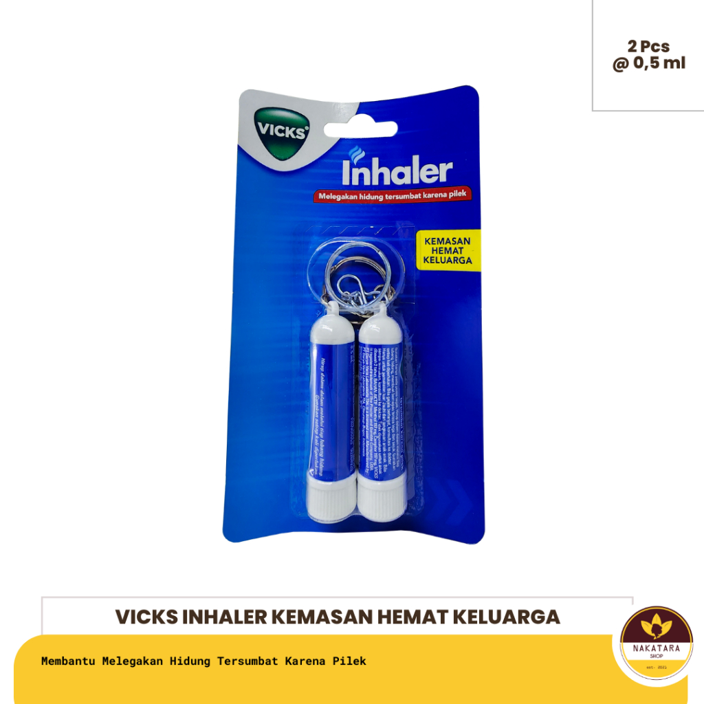 Jual VICKS INHALER MELEGAKAN HIDUNG TERSUMBAT ISI 2 KEMASAN HEMAT | Shopee Indonesia