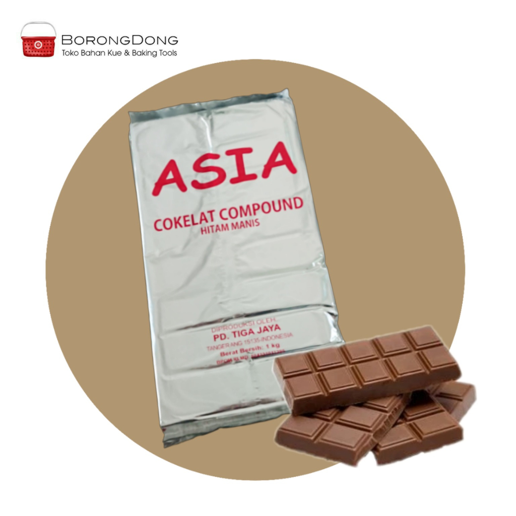 Jual Asia Dark Chocolate Compound 1 Kg | Shopee Indonesia