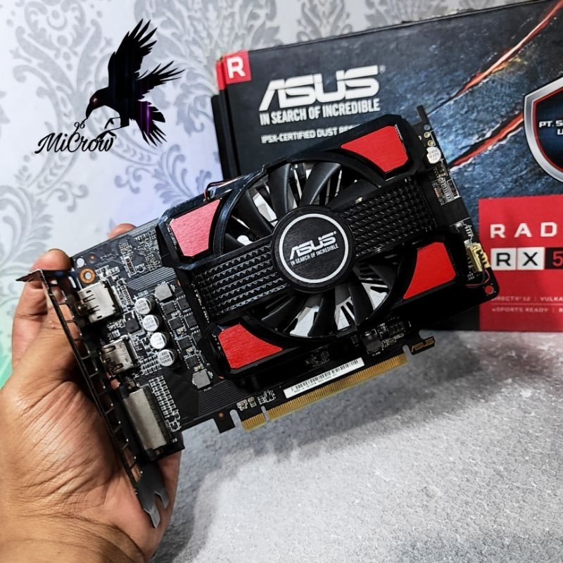 Jual VGA RX 550 4gb 128bit DDR5 DX12 Nonpin Power bisa libas Gaming Pes ...