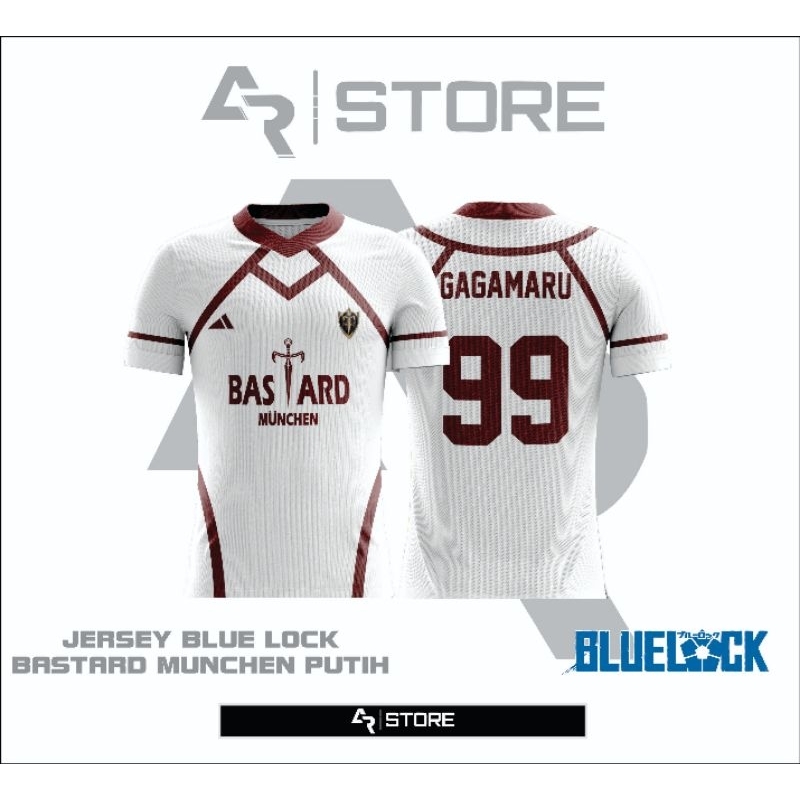Jual Jersey Anime Blue Lock - BASTARD MUNCHEN Versi Putih (Gagamaru ...