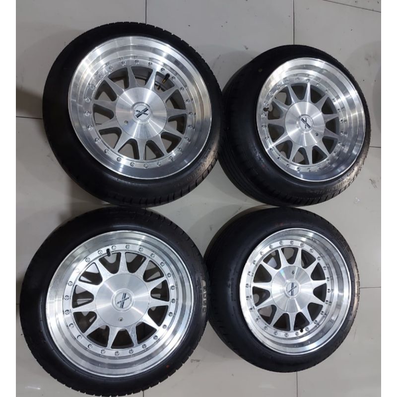 Jual Velg Mobil Second Hartge Ring 15 H4x100/114 + Ban PHI 1745 55 R15 ...