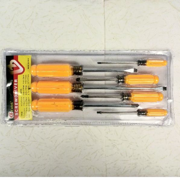 Jual OBENG SET 7PCS SCREW DRIVER TOOLS PLUS MINUS +/- MULTIFUNGSI ...