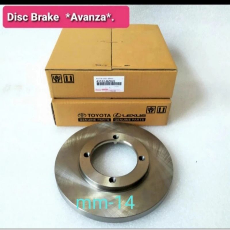 Jual DISC BRAKE PIRINGAN CAKRAM AVANZA XENIA VELOZ ORIGINAL | Shopee ...