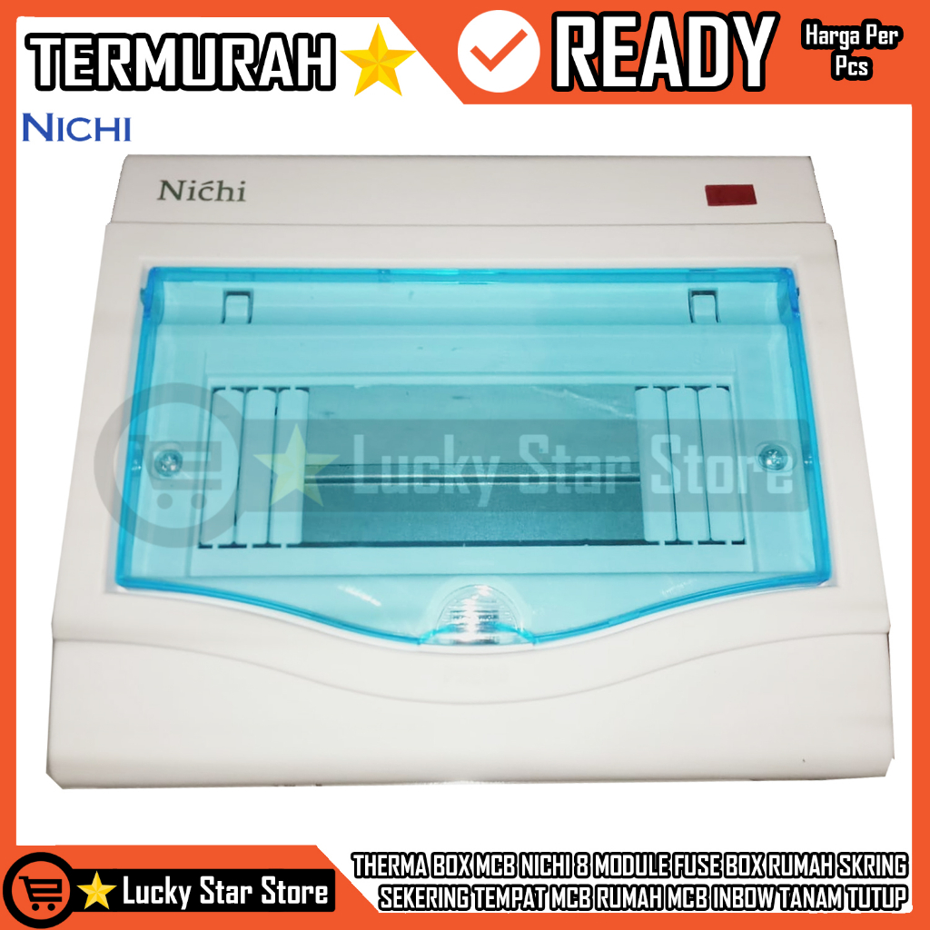Jual THERMA BOX MCB 5-8 WAYS NICHI 8 MODULE FUSE BOX RUMAH SKRING ...