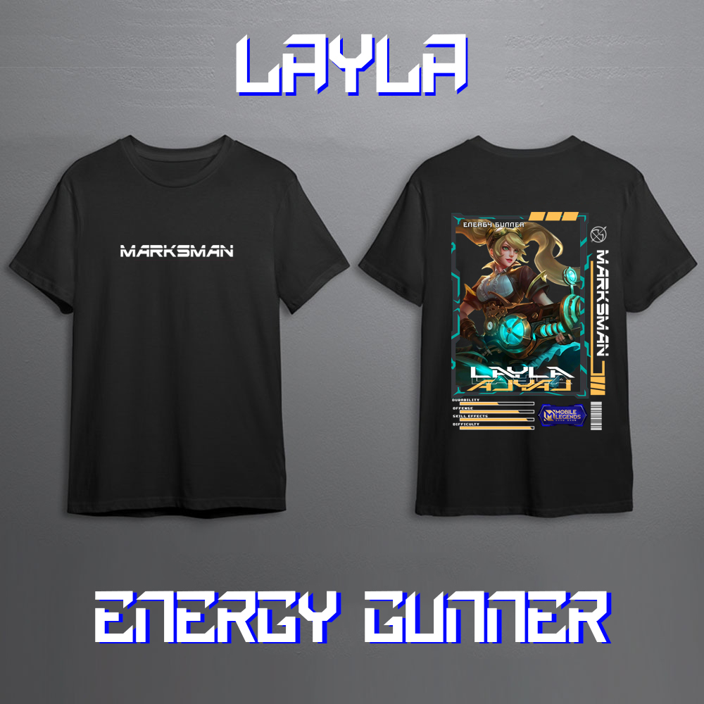 Jual KAOS HERO MOBILE LEGEND LAYLA MARKSMAN SKIN KEREN//KAOS ML//KAOS ...