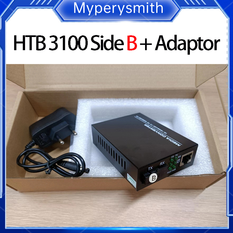 Jual HTB 3100 Side B Fiber Optical Media Converter Netlink 10/100Mbps ...