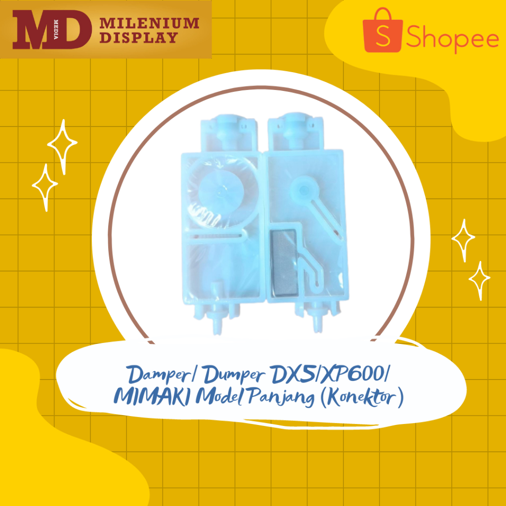 Jual Damper/ Dumper DX5/XP600/ MIMAKI Model Panjang (Konektor) | Shopee ...