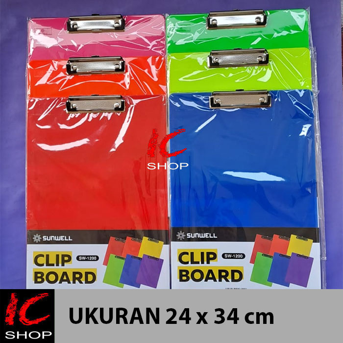 Jual Clipboard / Papan Jalan F4 Fluorescent Sunwell | Shopee Indonesia
