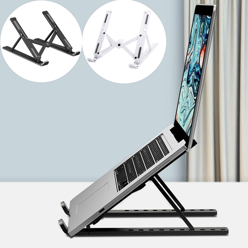 Jual Foldable Laptop Stand Portable Laptop Heighten Stand Desktop ...