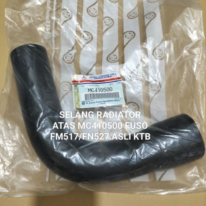Jual SELANG RADIATOR ATAS MC410500 FUSO FM517 / FN527 ASLI KTB | Shopee ...