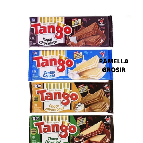 Jual TANGO WAFER 110GR RASA VANILLA CHOCO JAVAMOCCA SNACK makanan ...