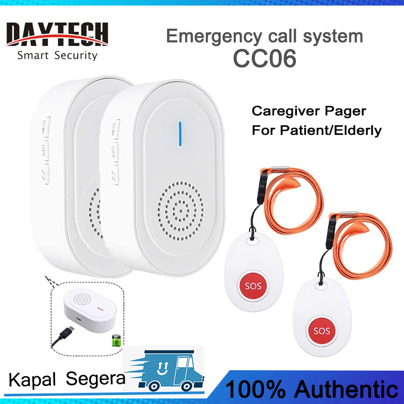 Jual COD Daytech Bel Rumah Tanpa Kabel Jarak Jauh Bel Panggil Perawat ...