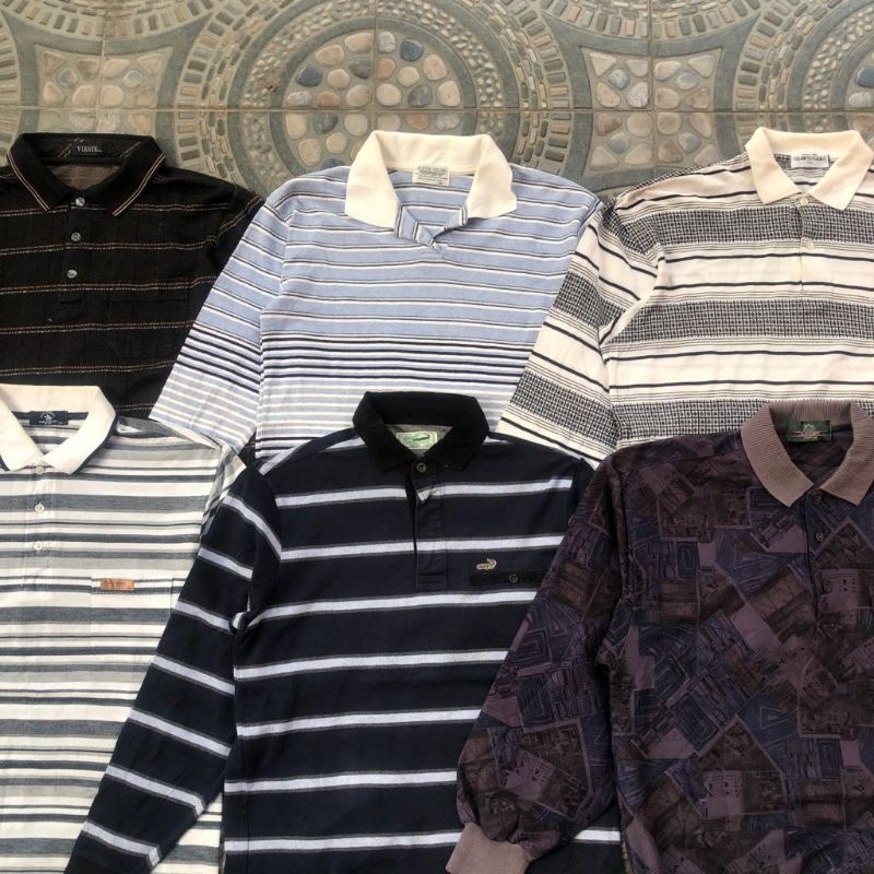 Jual Rugby Shirt Salur / Garis Garis | Shopee Indonesia