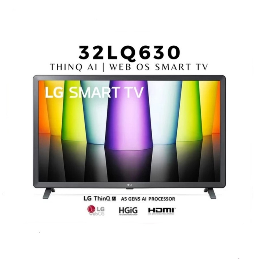 Jual LG 32LQ630BPSA 32 INCH SMART HD TV THINK AI DAN WEB OS A5 PROSESOR ...