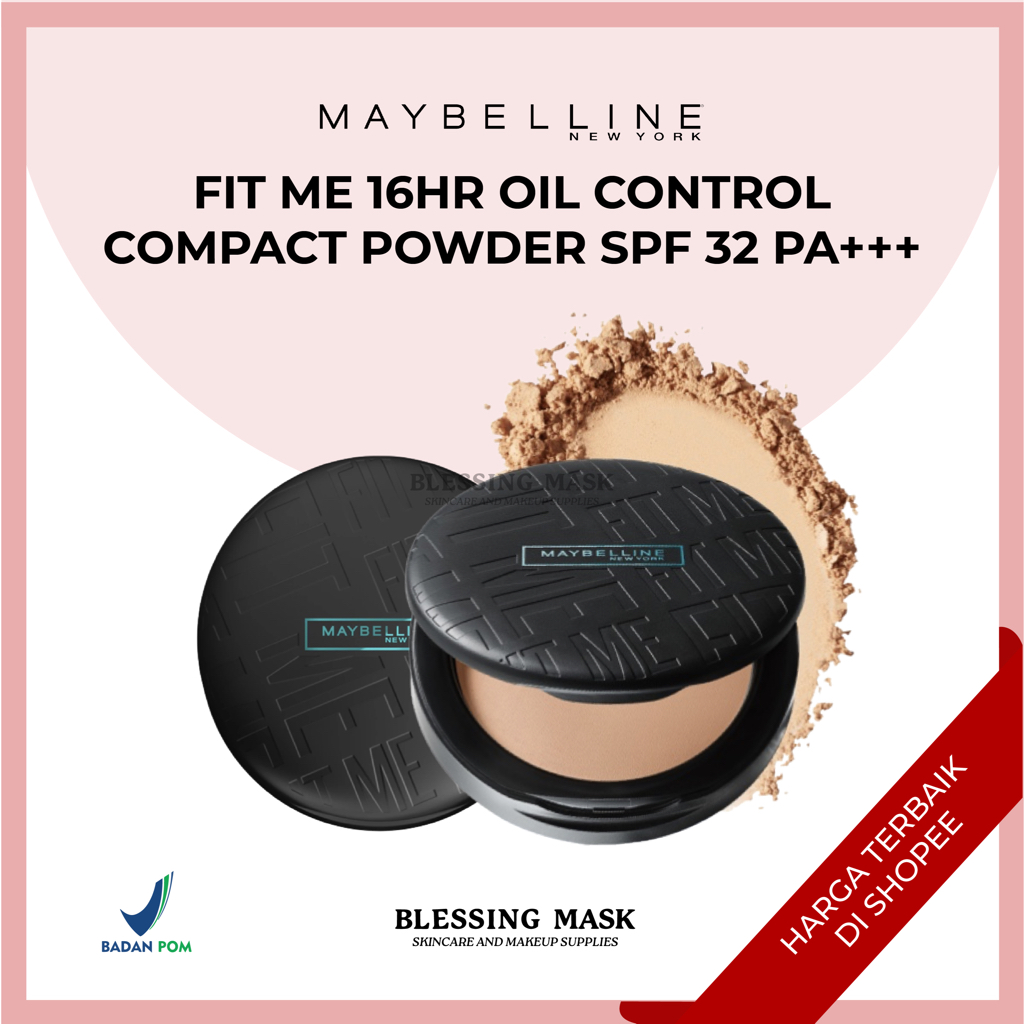 Jual MAYBELLINE Fit Me Matte + Poreless 16-Hour Oil Control Compact ...