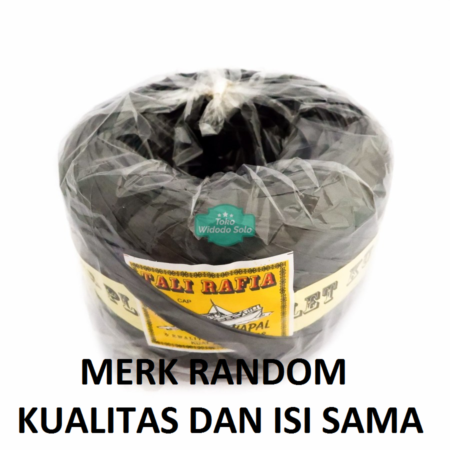 Jual Tali Rafia Besar Hitam - 1 Roll Berat 700 Gram | Shopee Indonesia