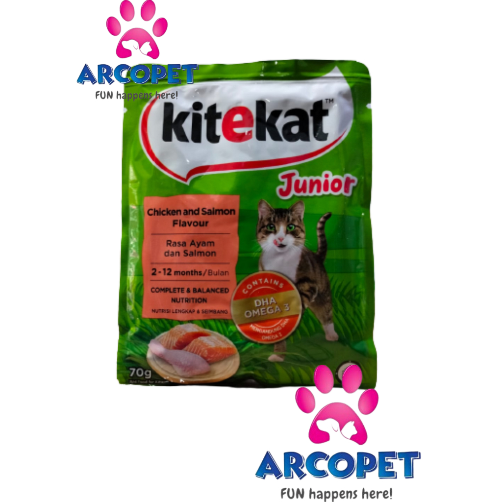 Jual Kitekat Cat Kitten Wetfood Pouch 70 gr Makanan Kucing | Shopee ...