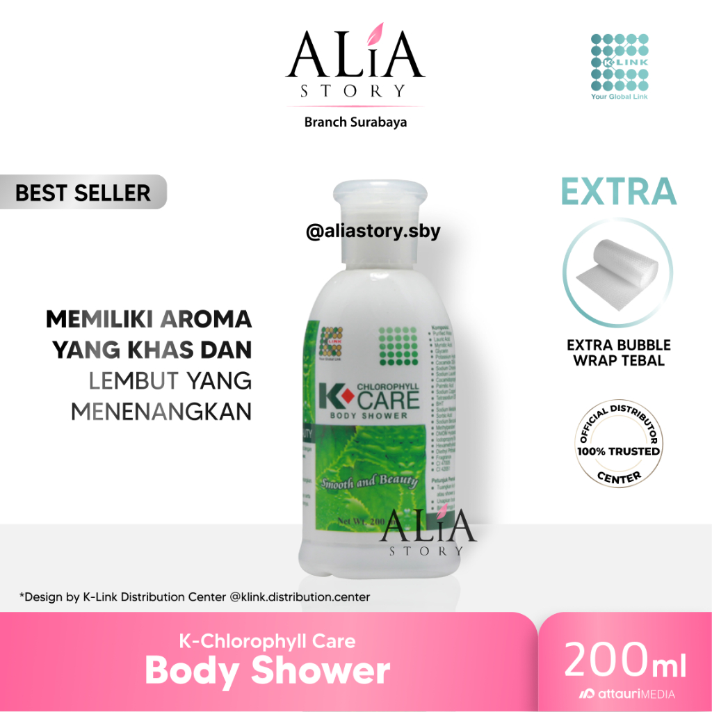 Jual K-Care Chlorophyll Body Shower Sabun Cair Klorofil Original K Link ...