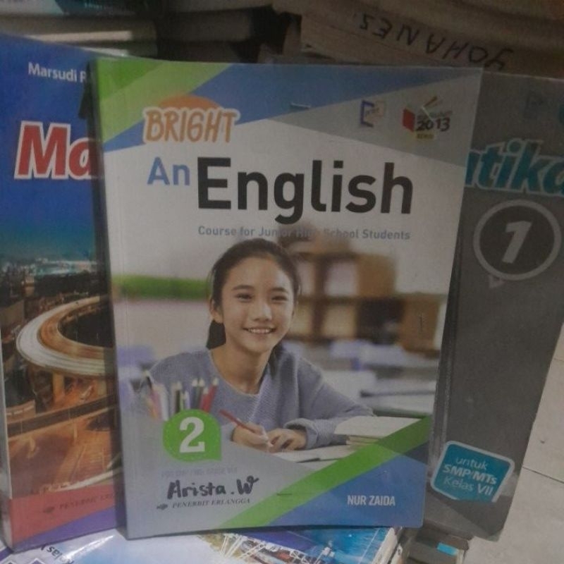Jual buku bahasa inggris ( Bright an english) smp kelas 8 penerbit erlangga | Shopee Indonesia