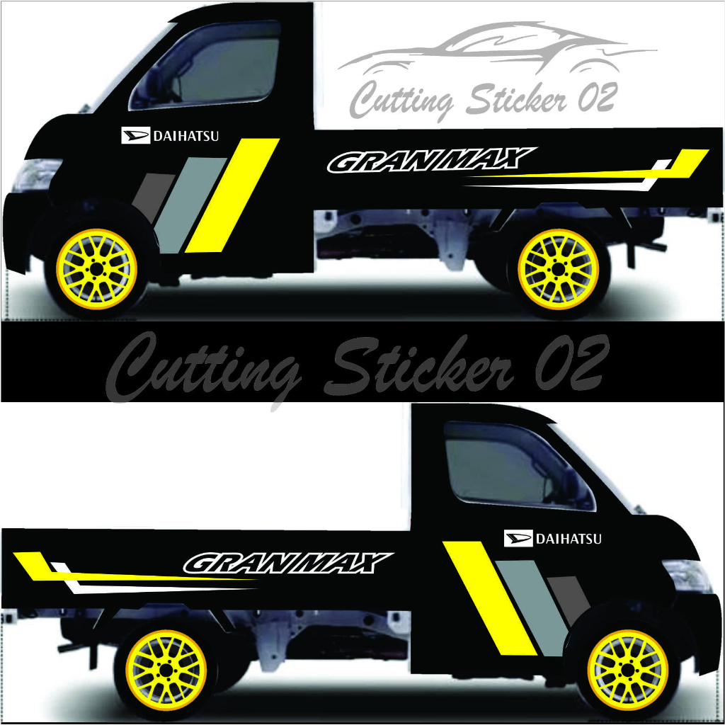 Jual TERBARU STICKER MOBIL PICK UP DAIHARSU GRANDMAX STICKER MOBIL ...