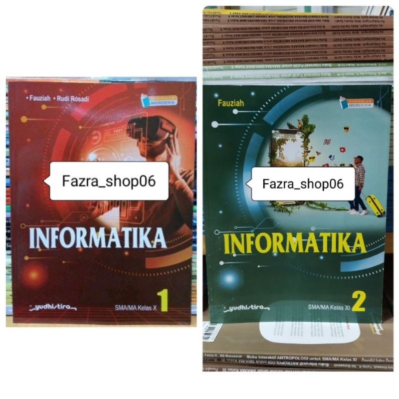 Jual NEW Buku Informatika TIK sma ma kelas 1 10 X, 2 11 XI Kurikulum Merdeka Yudhistira | Shopee ...