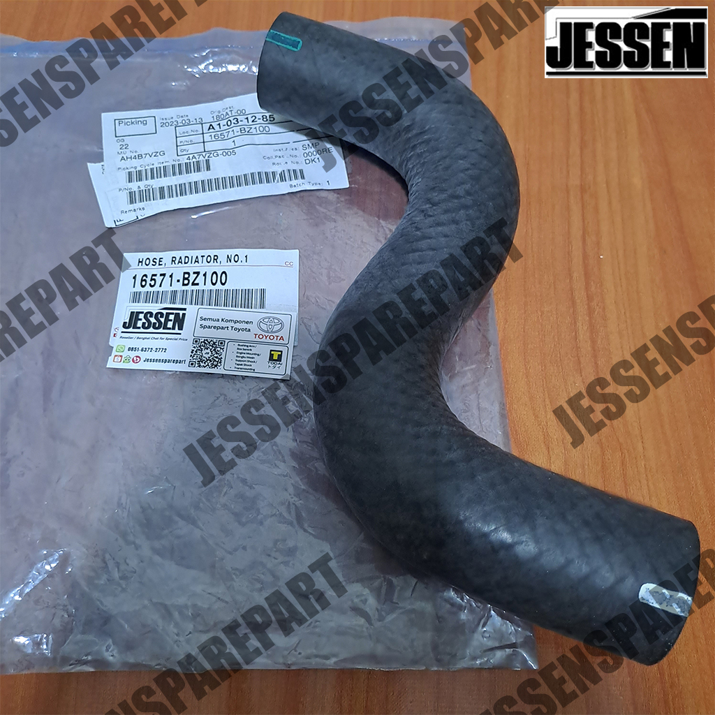 Jual Selang Radiator Atas Avanza Xenia Tipe S 16571-BZ100 Original ...