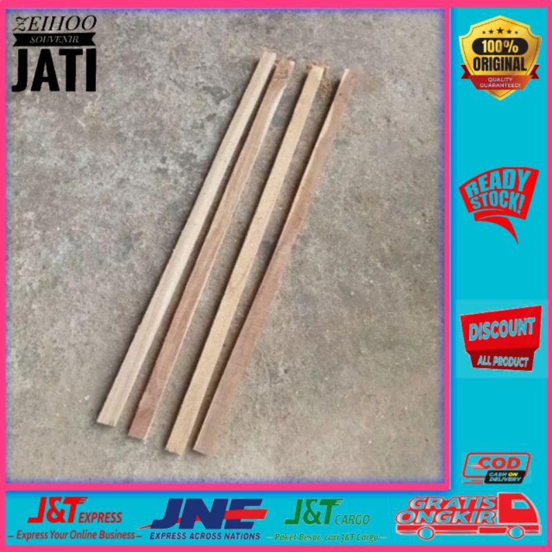 Jual Papan Kayu Reng Jati Lokal 2x4x150 cm | Shopee Indonesia