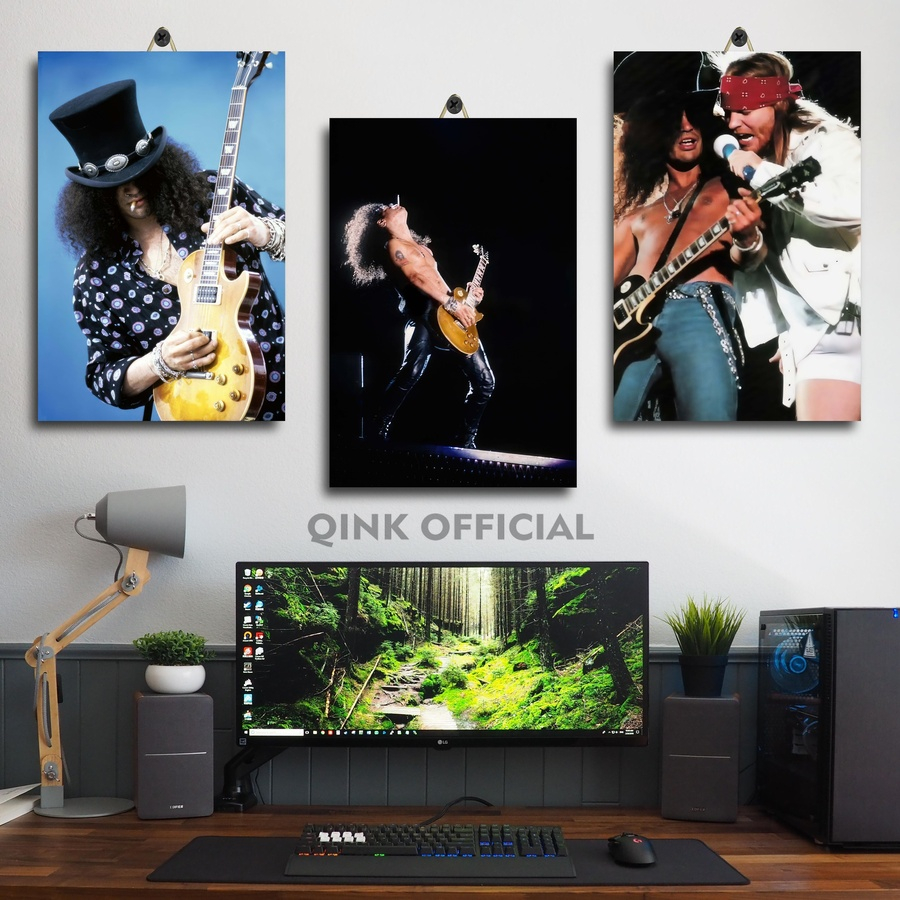 Jual HIASAN KAMAR COWOK BAND VOKALIS GUNS N ROSES 20X30 / POSTER KAMAR ...