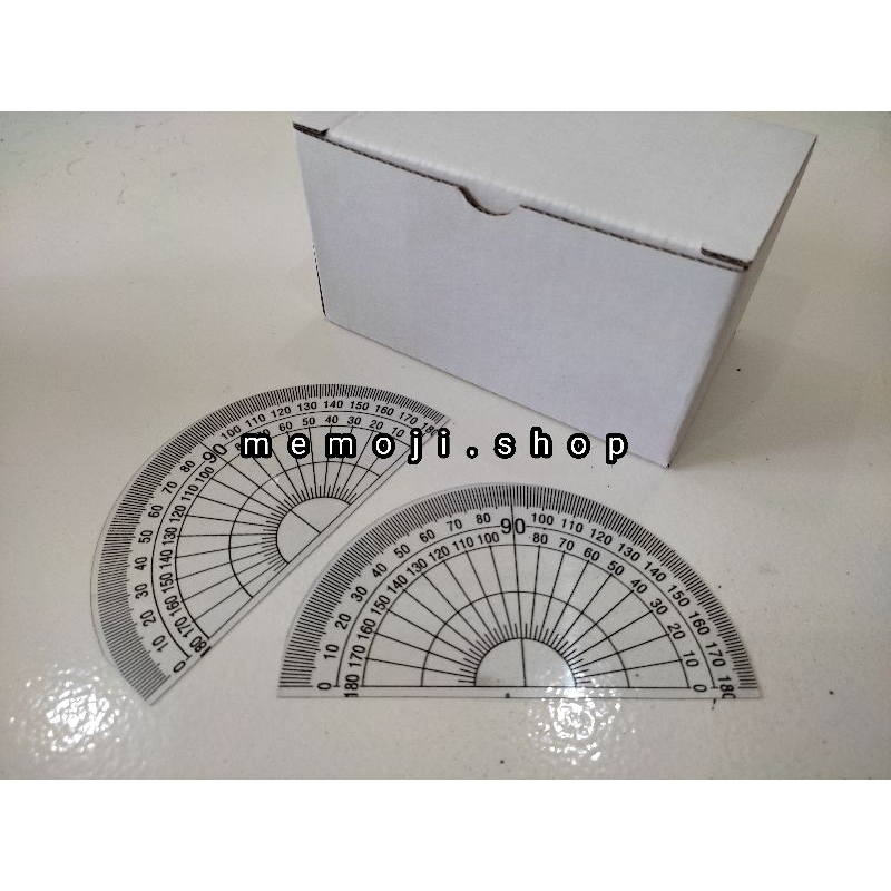 Jual Penggaris Busur 180 Plastik Tipis (12lsn) | Shopee Indonesia