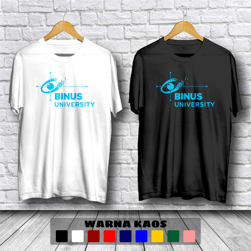 Jual Kaos Binus University Logo Baju Distro | Shopee Indonesia