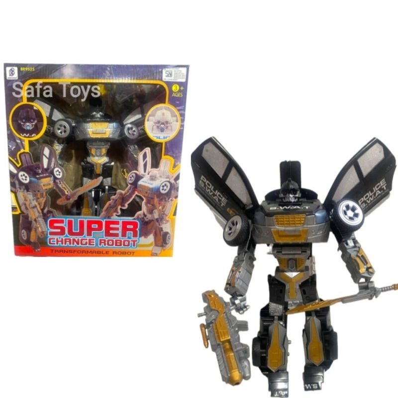 Jual MAINAN ROBOT TRANSFORMER BUMBLE BEE DAN OPTIMUS PRIME 2 IN 1 ROBOT ...