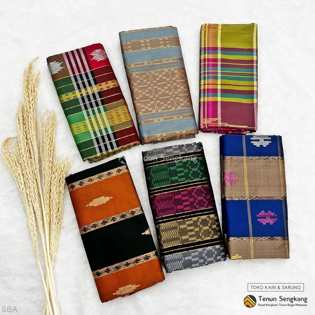 Jual Sarung Bugis Sutra Makassar Tenun Asli - Athirah by Tenun Sengkang ...