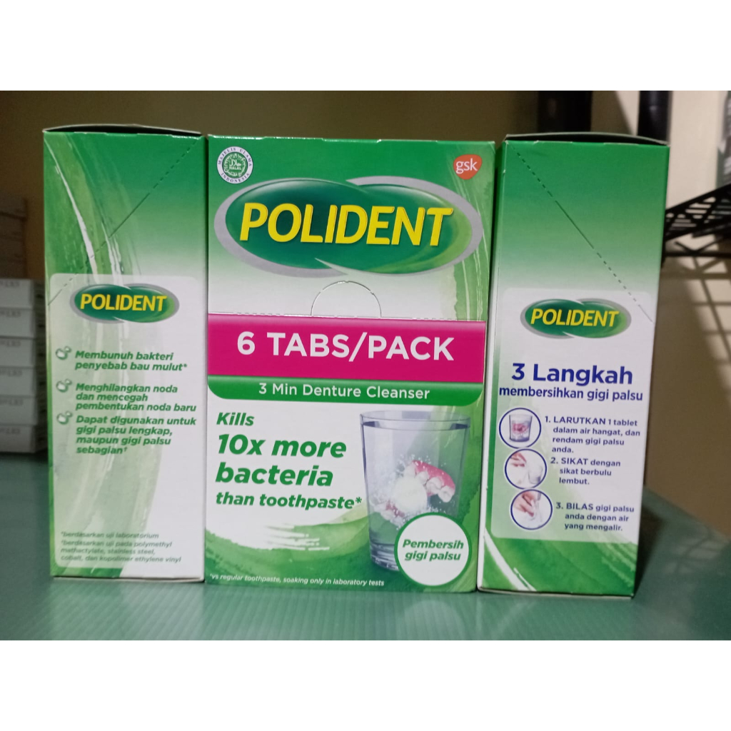 Jual polident cleanser 72 tablet | Shopee Indonesia