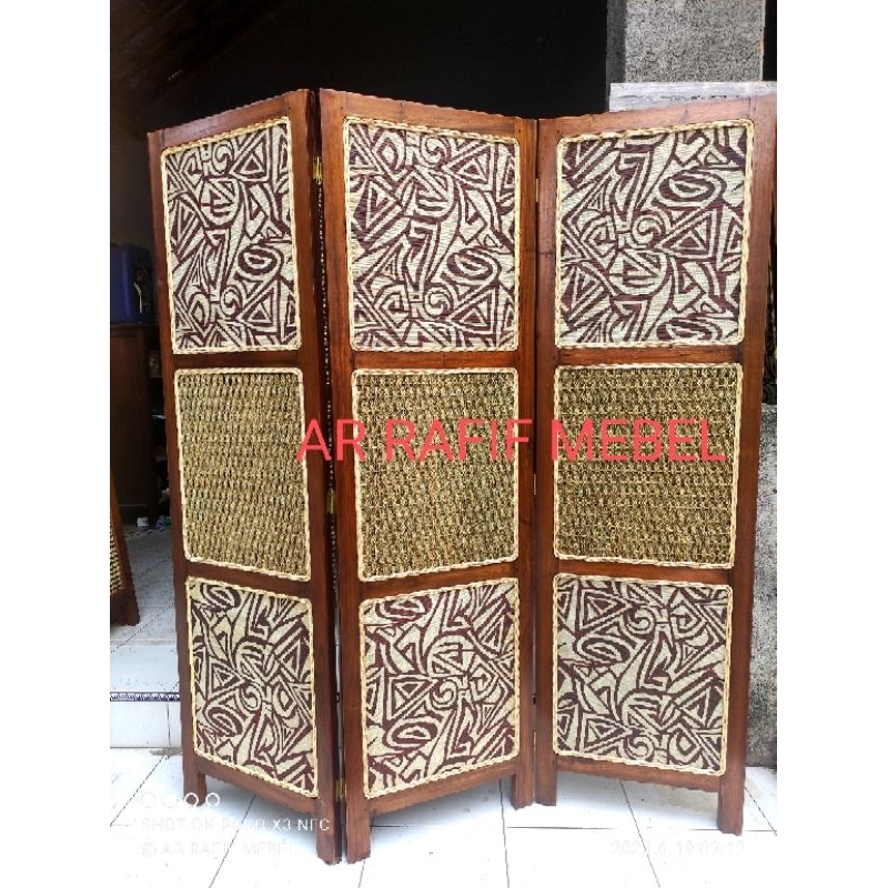 Jual sketsel / penyekat ruang / penyekat ruangan / partisi rotan ...