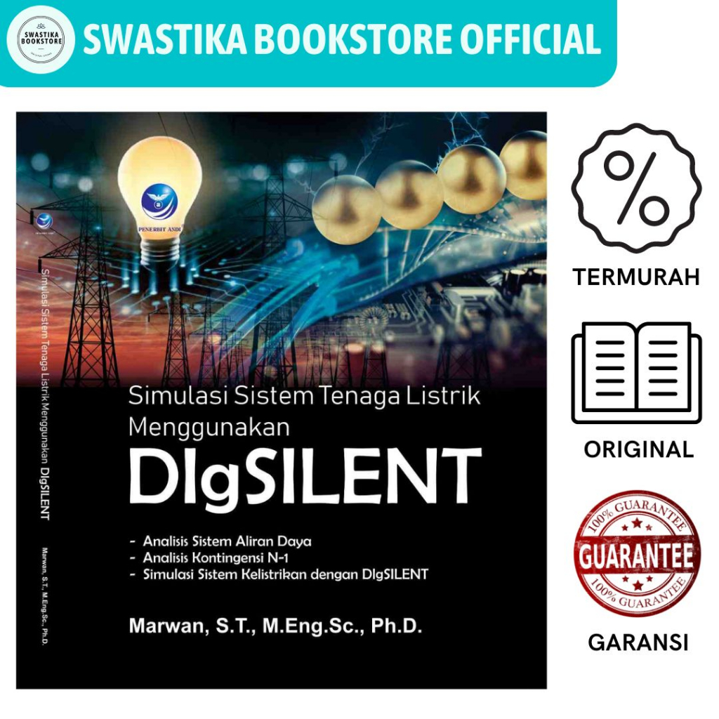 Jual Simulasi Sistem Tenaga Listrik Menggunakan DigSilent ORIGINAL | Shopee Indonesia