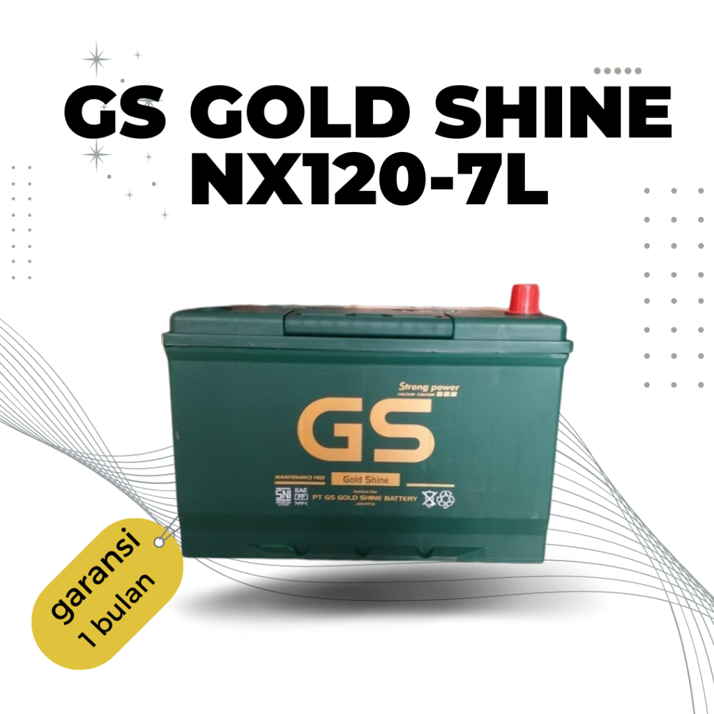 Jual Hot item Aki mobil Toyota innova diesel lama GS Goldshine NX120-7L ...