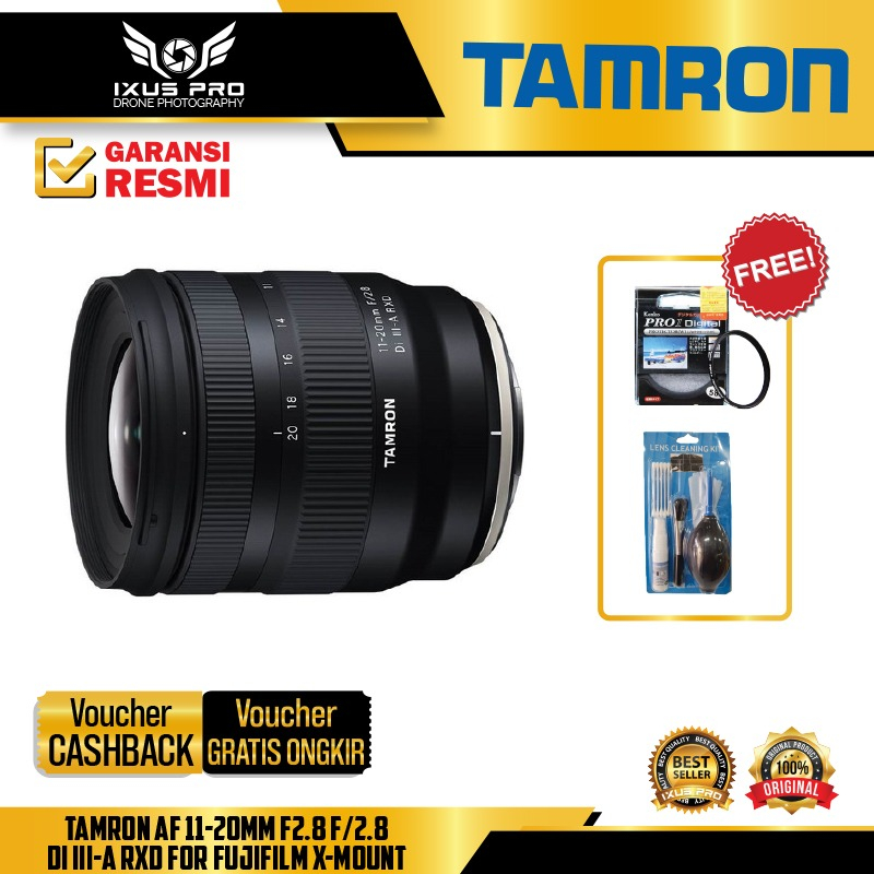 Jual TAMRON AF 11-20mm f2.8 f/2.8 Di III-A RXD for Fujifilm X-Mount RESMI | Shopee Indonesia