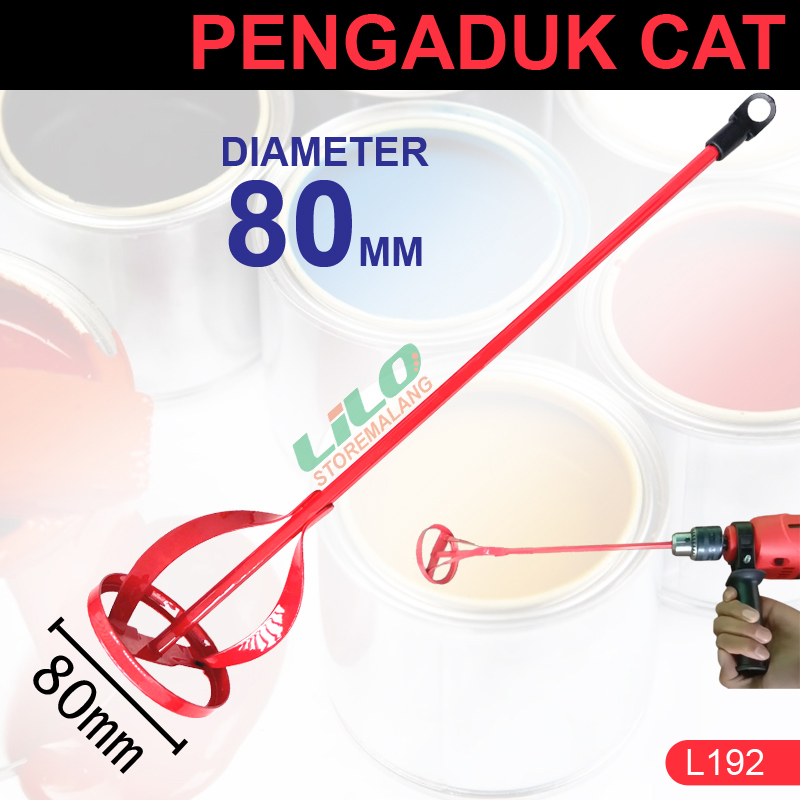 Jual Pengaduk cat mortar resin Stik Alat Paint mixer 80 x 40cm L192 ...