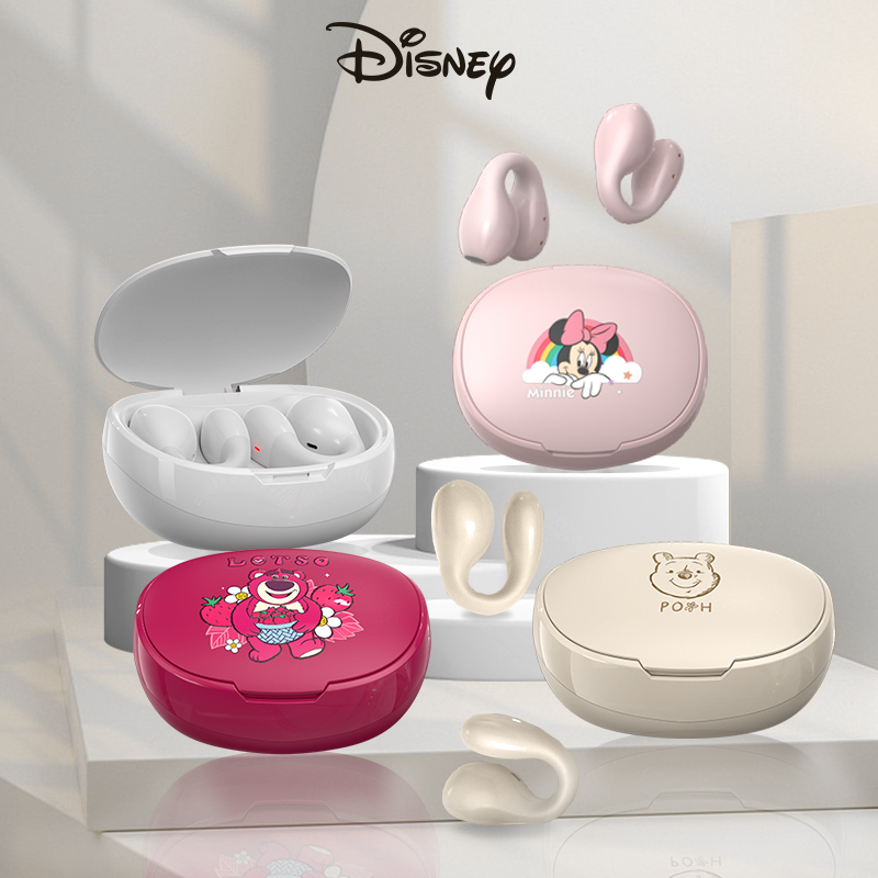 Jual 100% Ori TWS Disney TZW11 Earphone klip Telinga Nirkabel Bluetooth ...
