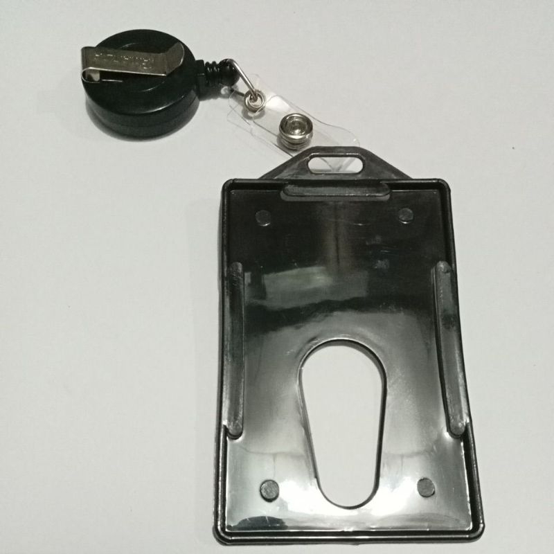 Jual KEPLEK/ID CARD/CARD HOLDER+YOYO HITAM | Shopee Indonesia