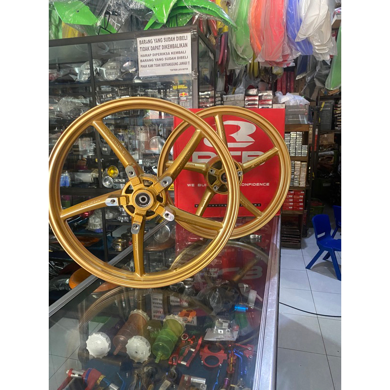 Jual VELG RCB Y15ZR MX KING 160/185-17 GOLD | Shopee Indonesia