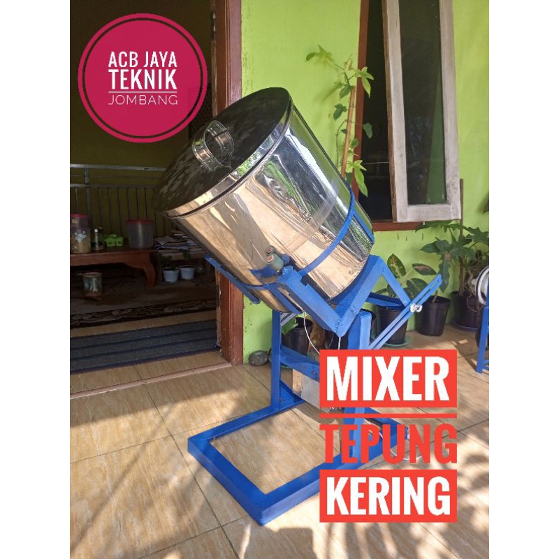 Jual Mixer Tepung Kering / Mesin Pengaduk Tepung Kering | Shopee Indonesia