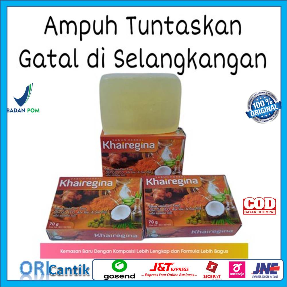Jual Sabun Gatal Kulit Ampuh Herbal Khairegina Sabun Gatal Selangkangan ...