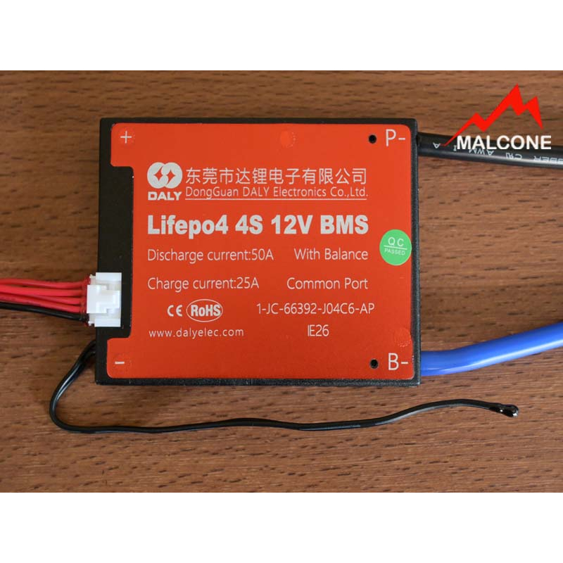 Jual Daly Bms Lpo4 12V/4S (10A/15A/20A/30A/40A/50A/60A) Balancing system (Iron Phosphate ...
