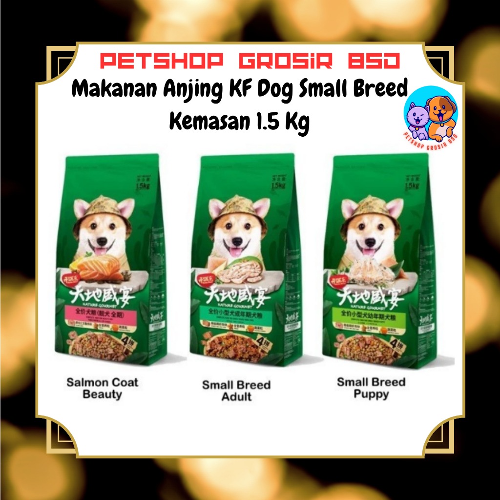 Jual Kitchen Flavor Nature Gourmet Antarctic Krill Small Breed 1.5kg KF ...