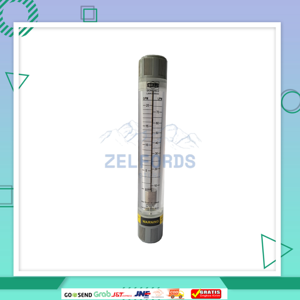 Jual Rotameter LZM-15G / Flowmeter LZM-15G - 0,5 inch | Shopee Indonesia